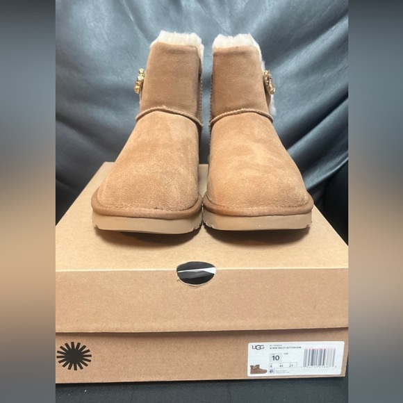 UGG | Shoes | Ugg W Mini Bailey Button Gem Boots | Poshmark